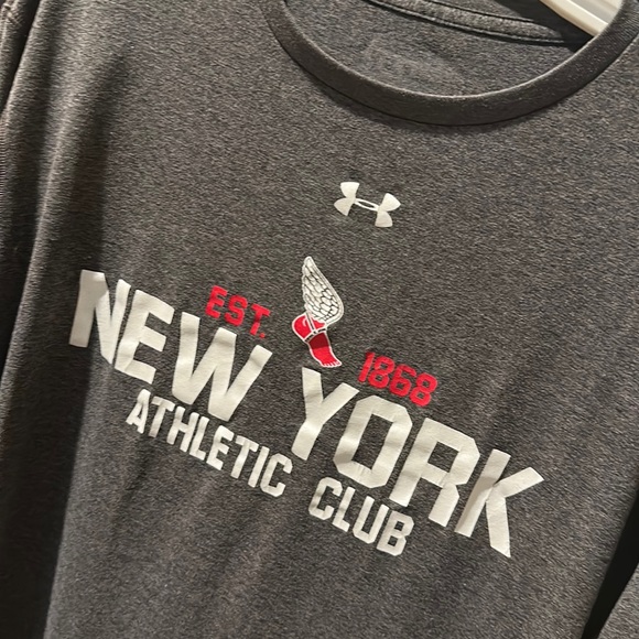 Under Armour | Shirts | Ny Athletic Club Ls Microfiber Tee Shirt | Poshmark